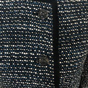 Anne Klein | Jackets & Coats | Anne Klein Womens Fringetrim Tweed Jacket 68 | Poshmark